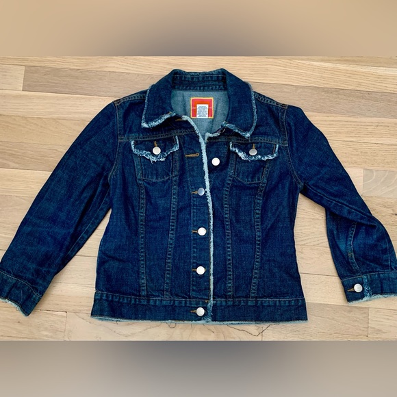 Isaac Mizrahi | Jackets & Coats | Issac Mizrahi Cropped Frayed Edge Med ...